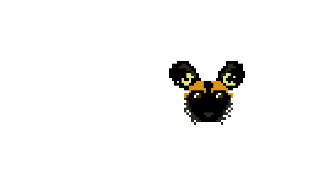 Pixilart - african wild dog by Anonymous