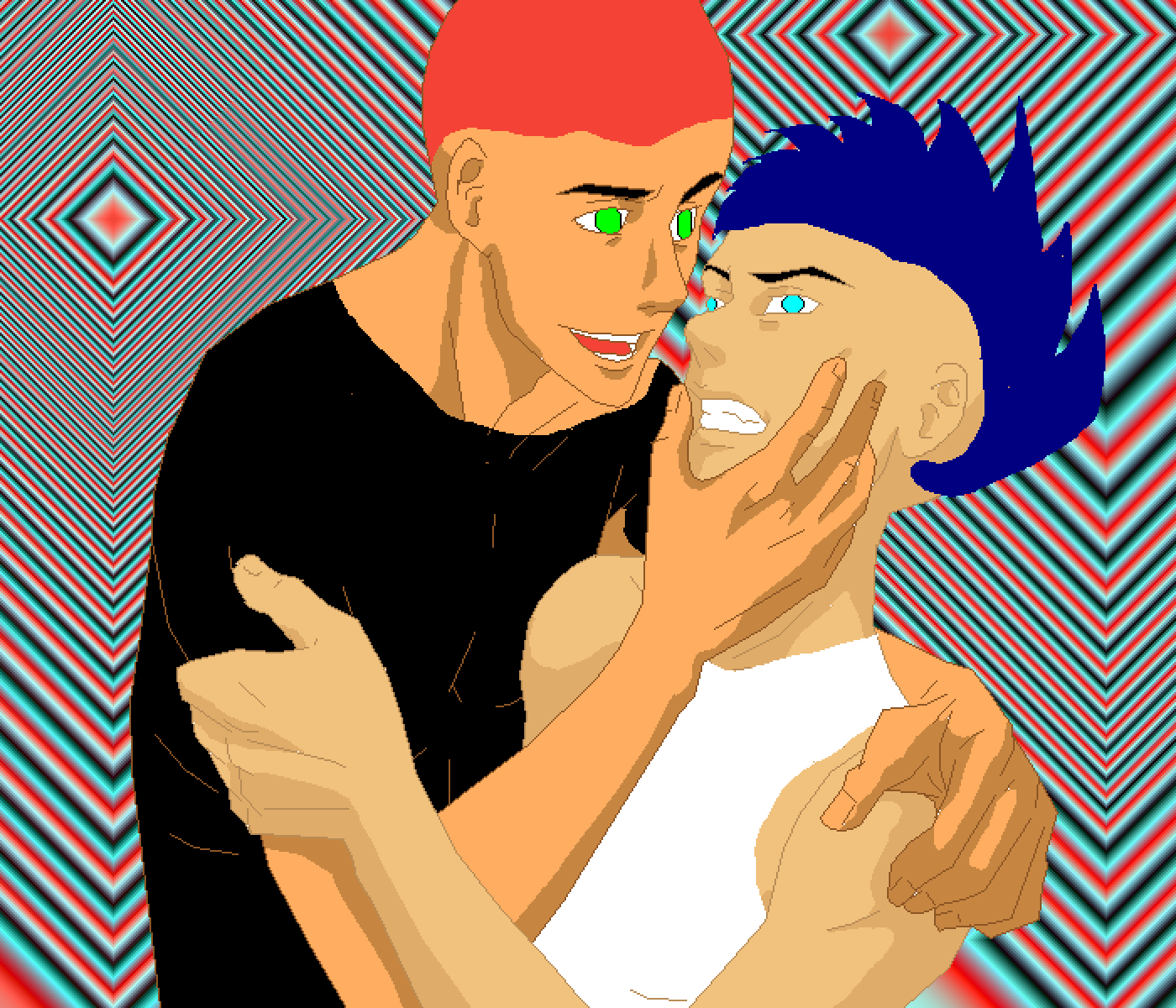 Editing Jake and Tyrone - Free online pixel art drawing tool - Pixilart