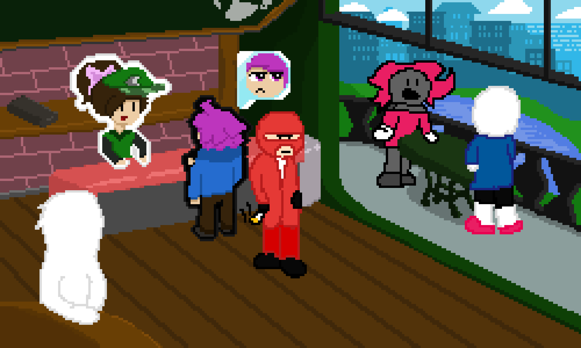 Editing sans and Spy show up - Free online pixel art drawing tool ...