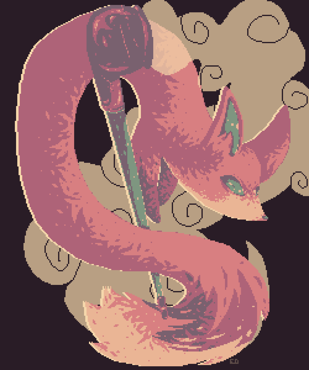 Pixilart - 『Kuda-gitsune』 by GKKII