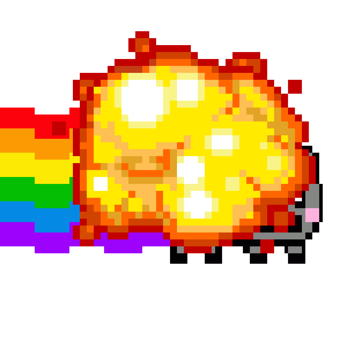 Editing kitty exploded sign if yo - Free online pixel art drawing tool ...