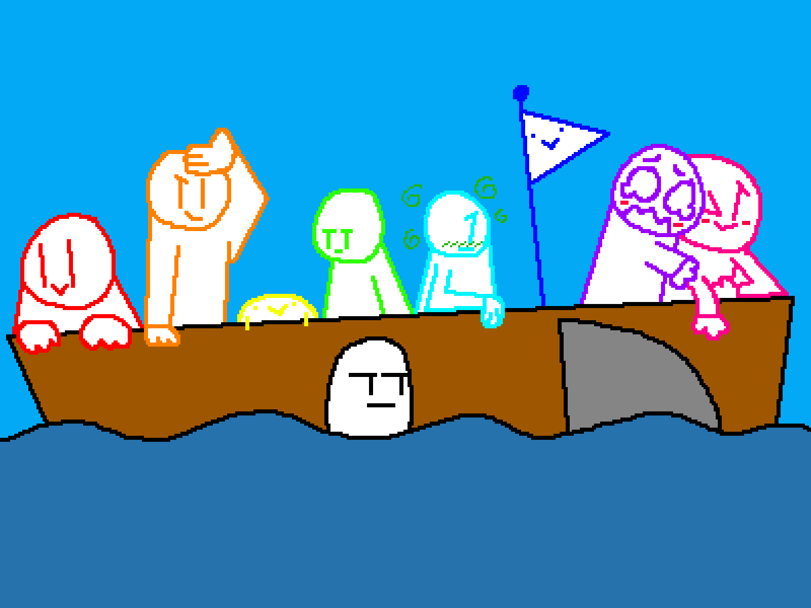 Editing Boat Template REMADE - Free online pixel art drawing tool ...