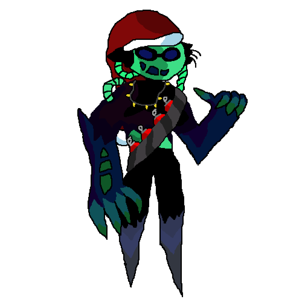Pixilart - christmas wraith by poe