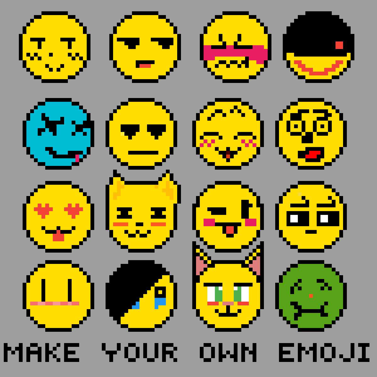 Pixilart - Emoji collab by Oza