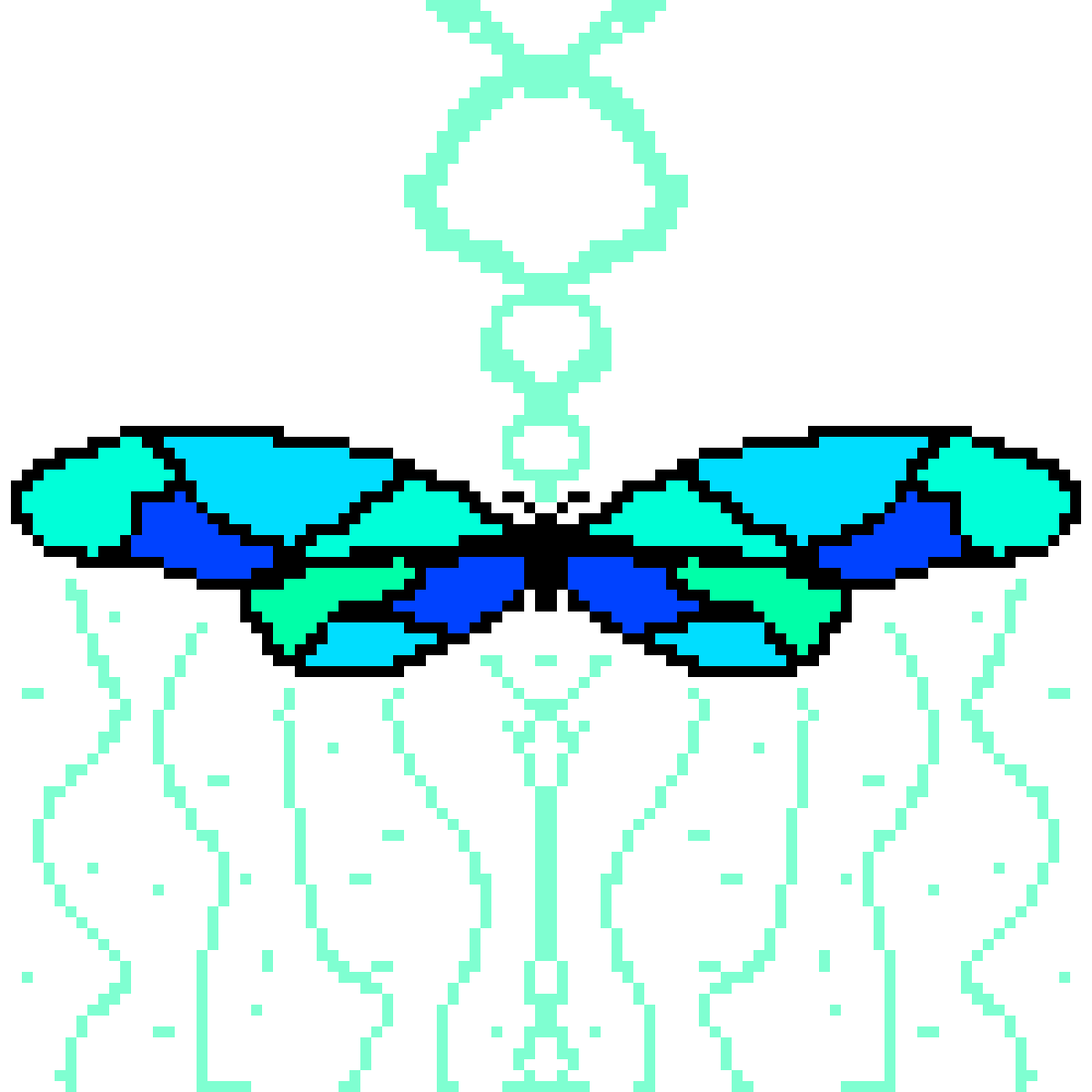 Pixilart - Aqua mothra legendary by storysh1ftChara