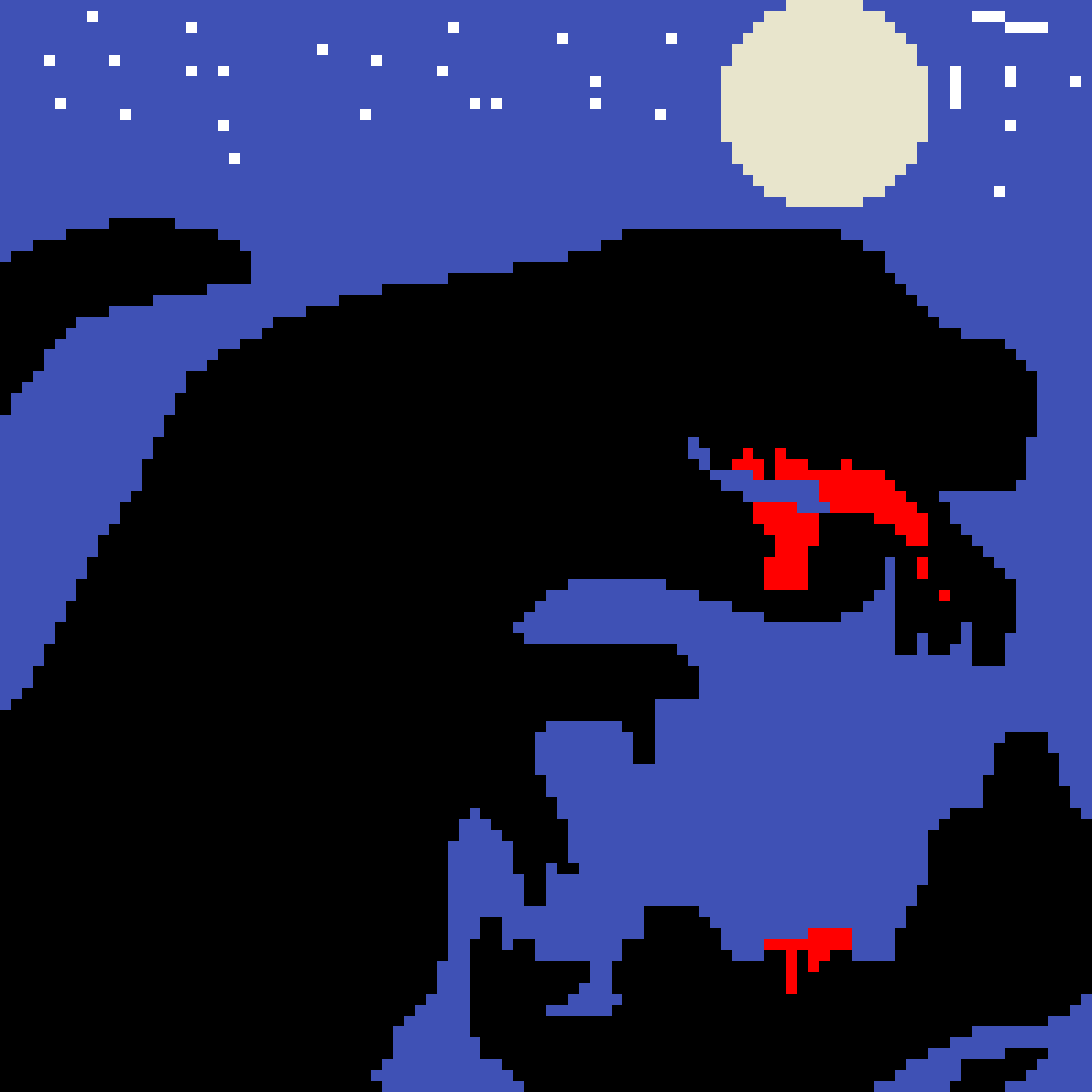 Pixilart - T-REX EATING RAPTOR by lilpo9