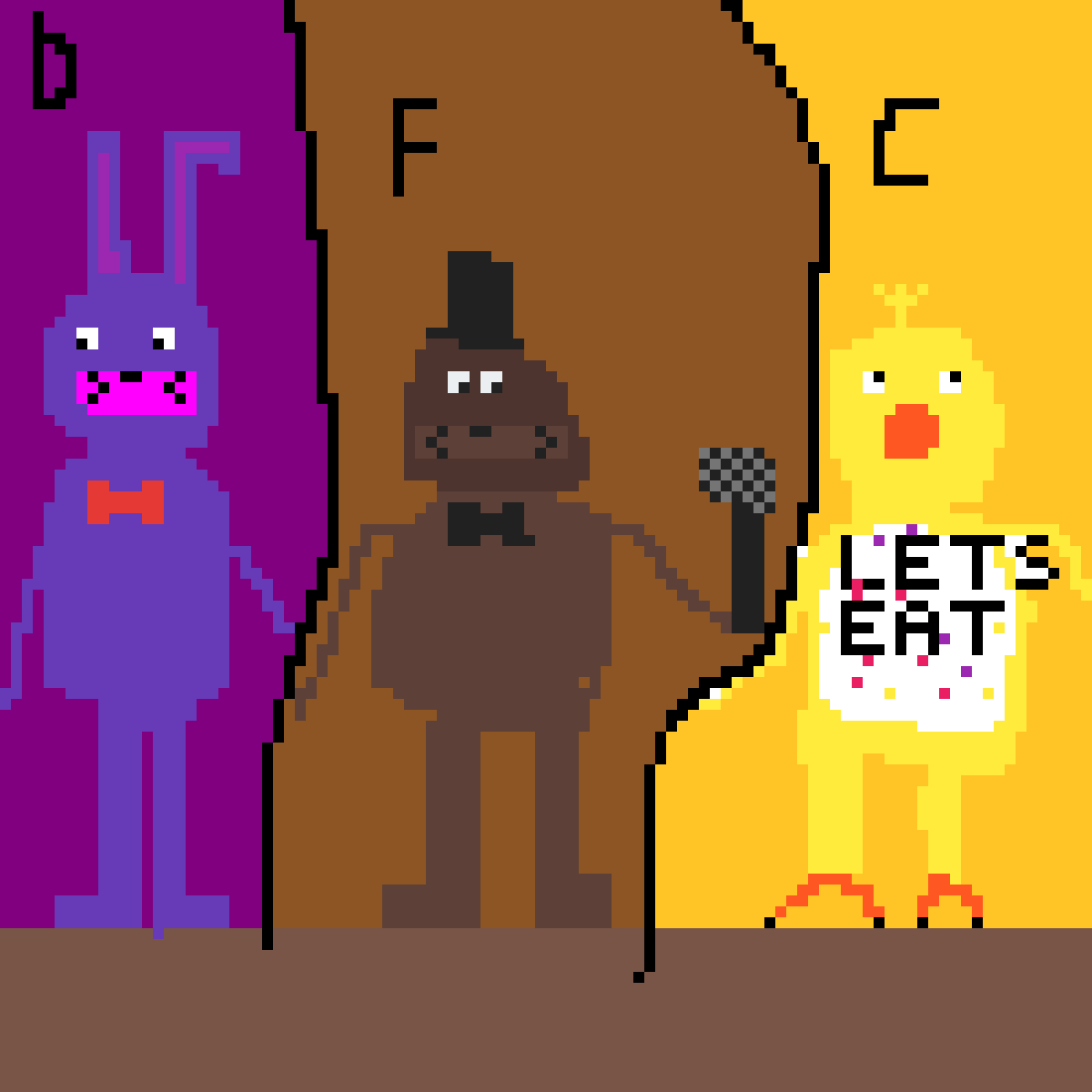 Pixilart - fnaf 1 show stage (day) by Anonymous
