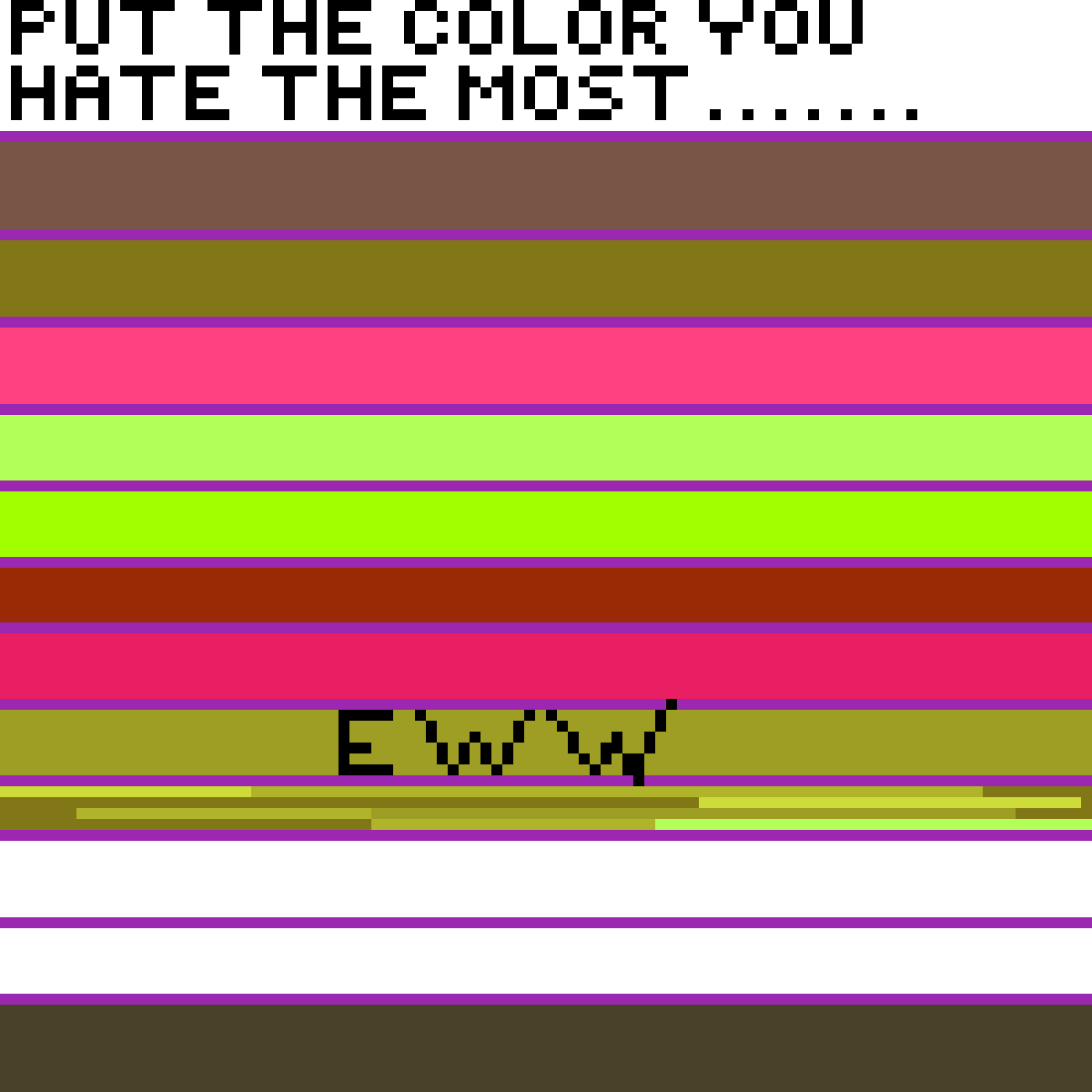 Editing ewww - Free online pixel art drawing tool - Pixilart