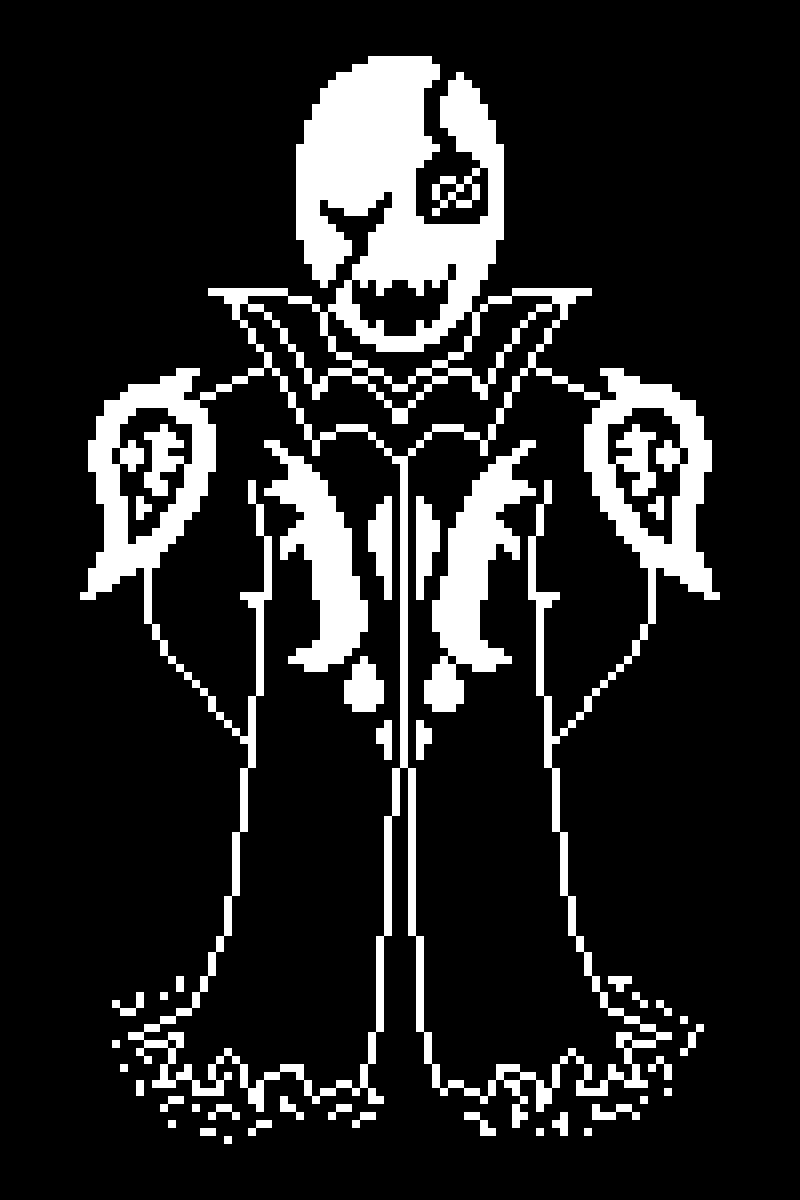 Pixilart - (Normal) Broken W.D Gaster by Immediate54