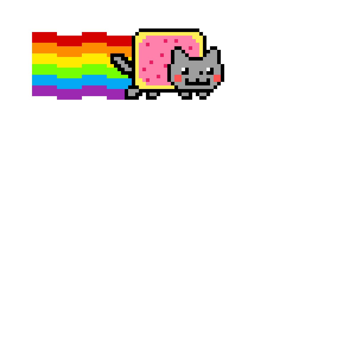 Editing Nyan cat - Free online pixel art drawing tool - Pixilart