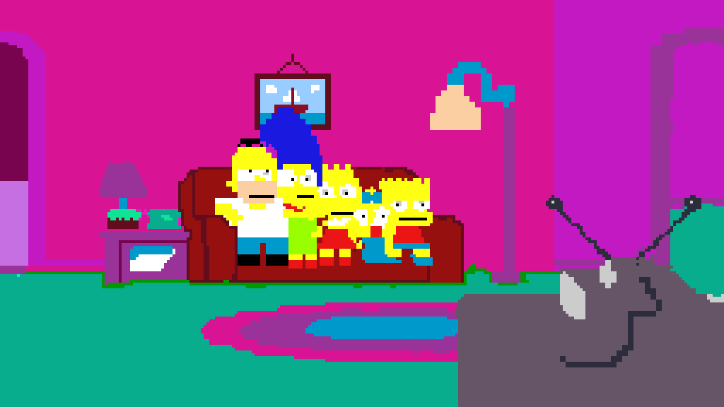 Pixilart - The Simpsons by addylynn04