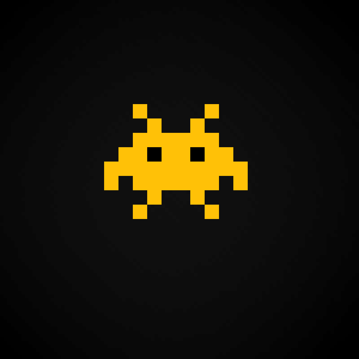 Pixilart - space invaders by bvbvbv