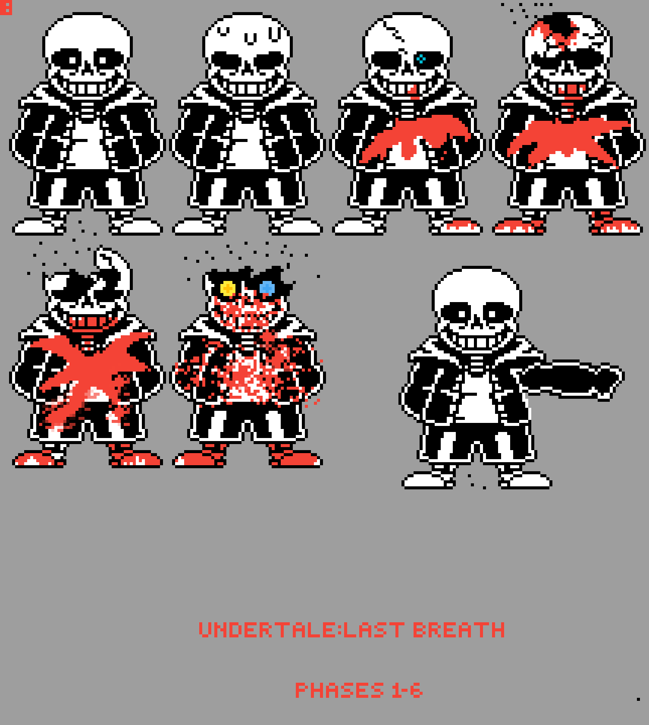 Pixilart - UTLB 1 to 6 Sprite Sheet by MaxsworldOffc