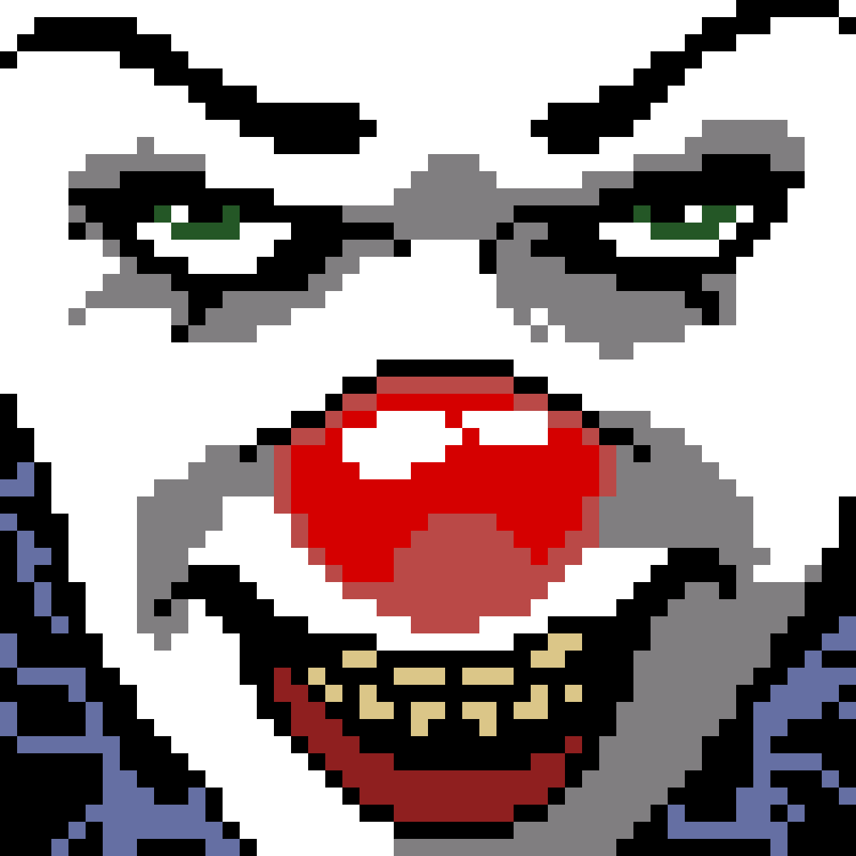 Editing Pennywise - Free online pixel art drawing tool - Pixilart