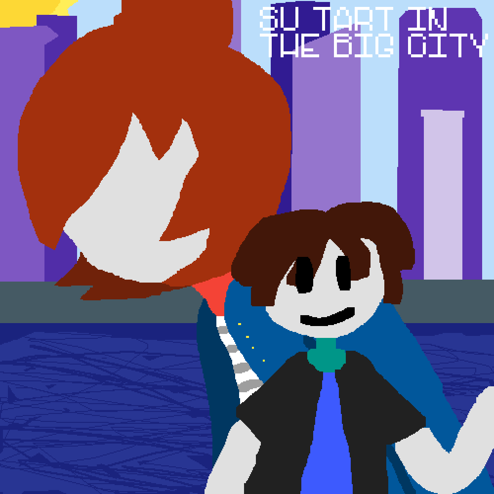 Pixilart - su tart in the big city by sarclett
