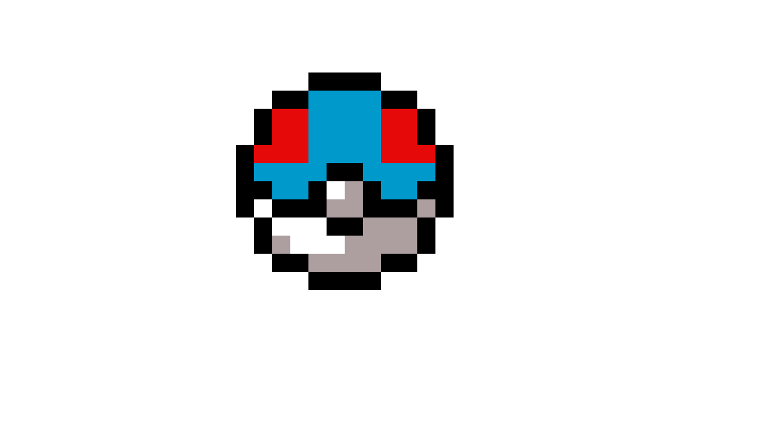 Editing Pokeball - Free online pixel art drawing tool - Pixilart