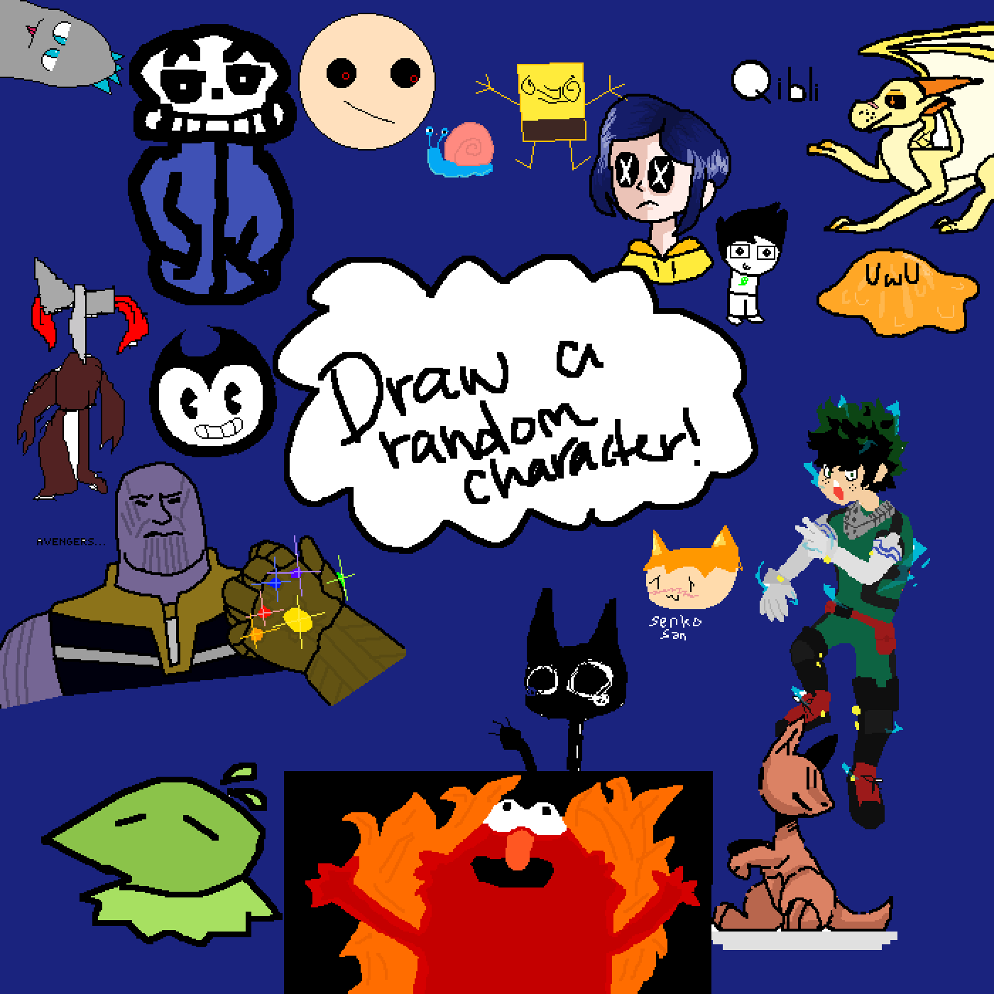 Editing Bendy - Free online pixel art drawing tool - Pixilart