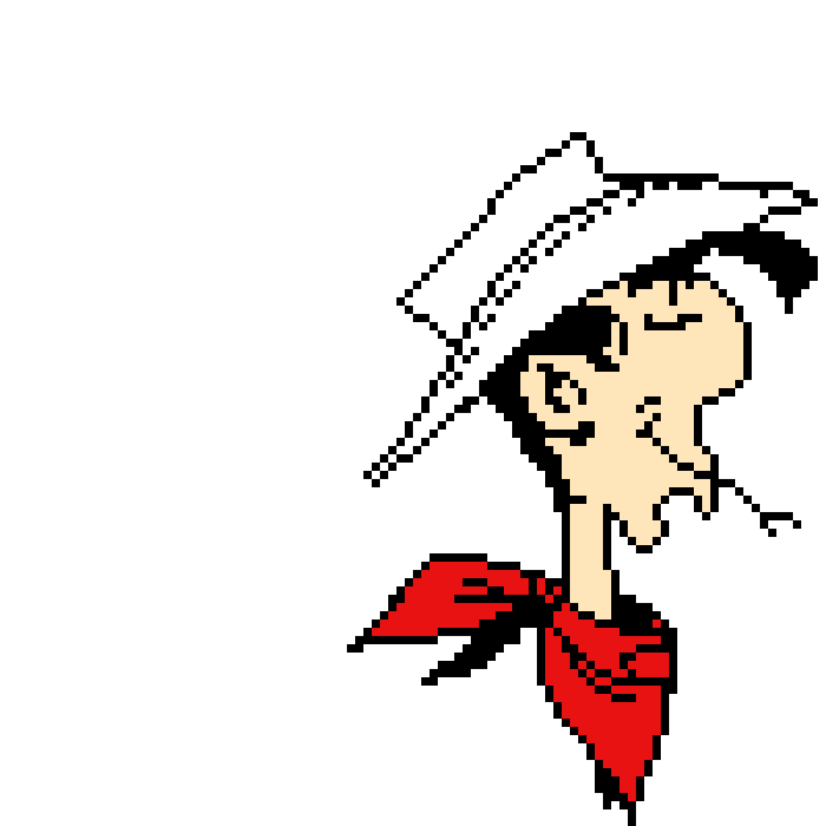 Pixilart - Lucky luke by BRUHPLAYER