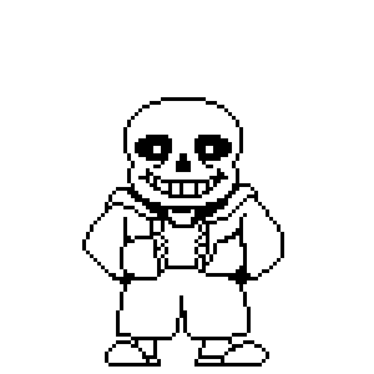 Pixilart - Sans Base by DtJXl5VZJspnKDl