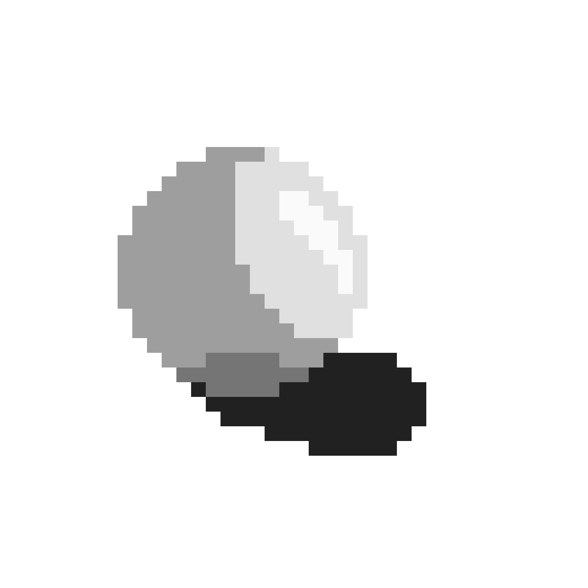 Pixilart - Chrome Ball by dskroening