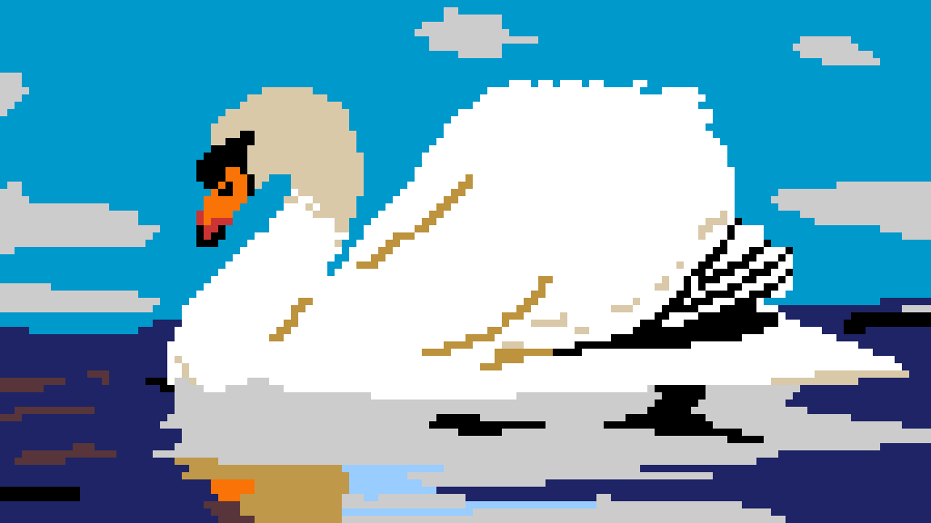 Pixilart - SWAN by koyamap