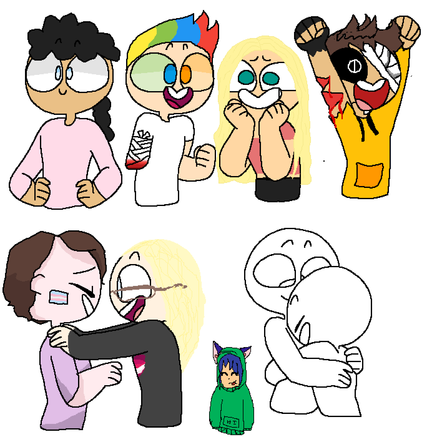 Editing Add yourself in? - Free online pixel art drawing tool - Pixilart