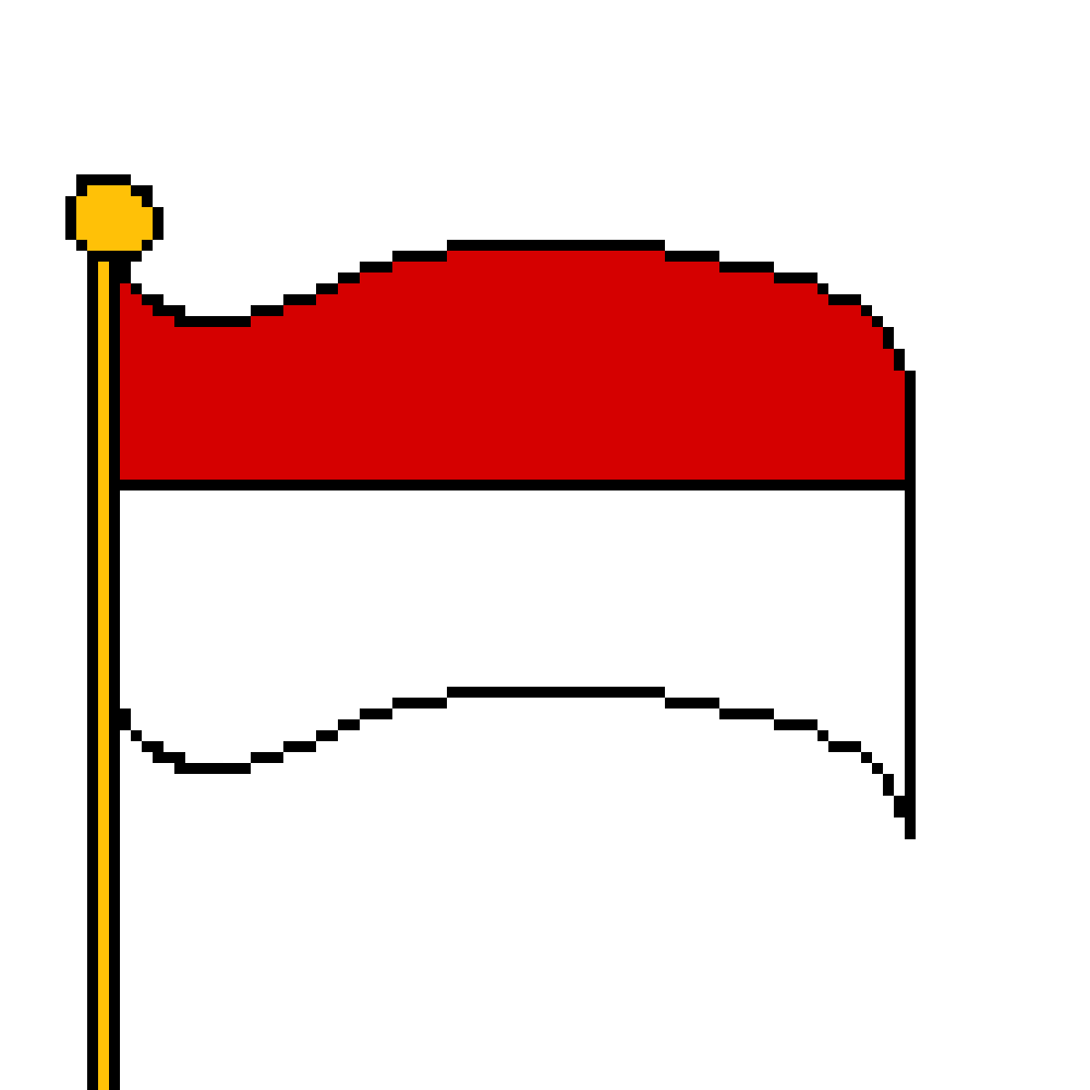 Pixilart - Indonesia Flag Asia by Crandallch
