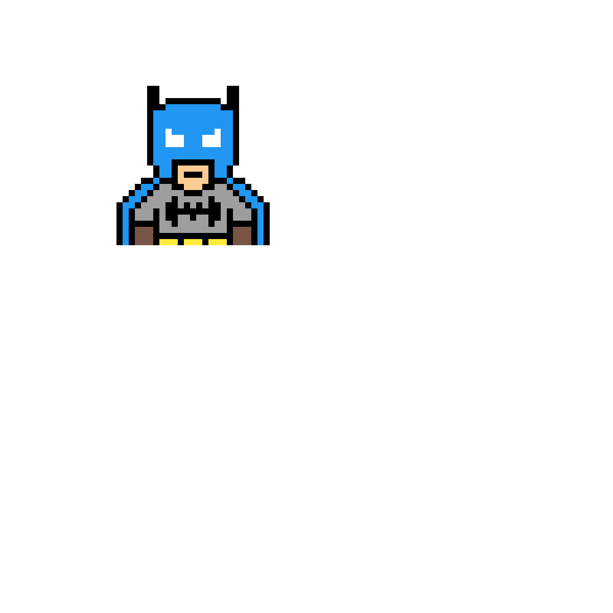 Editing batman - Free online pixel art drawing tool - Pixilart