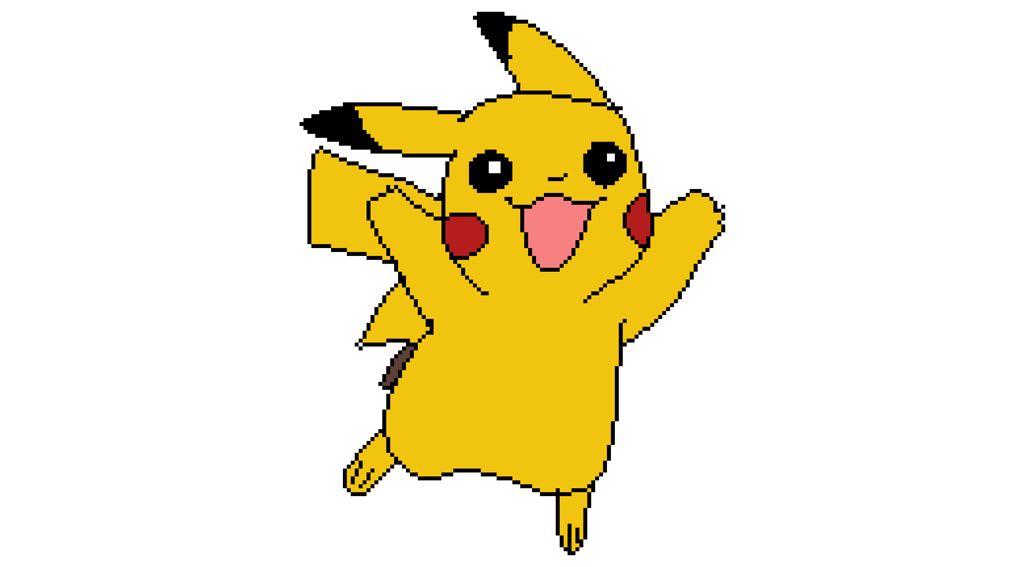 Pixilart - pikachu by halo-slayer