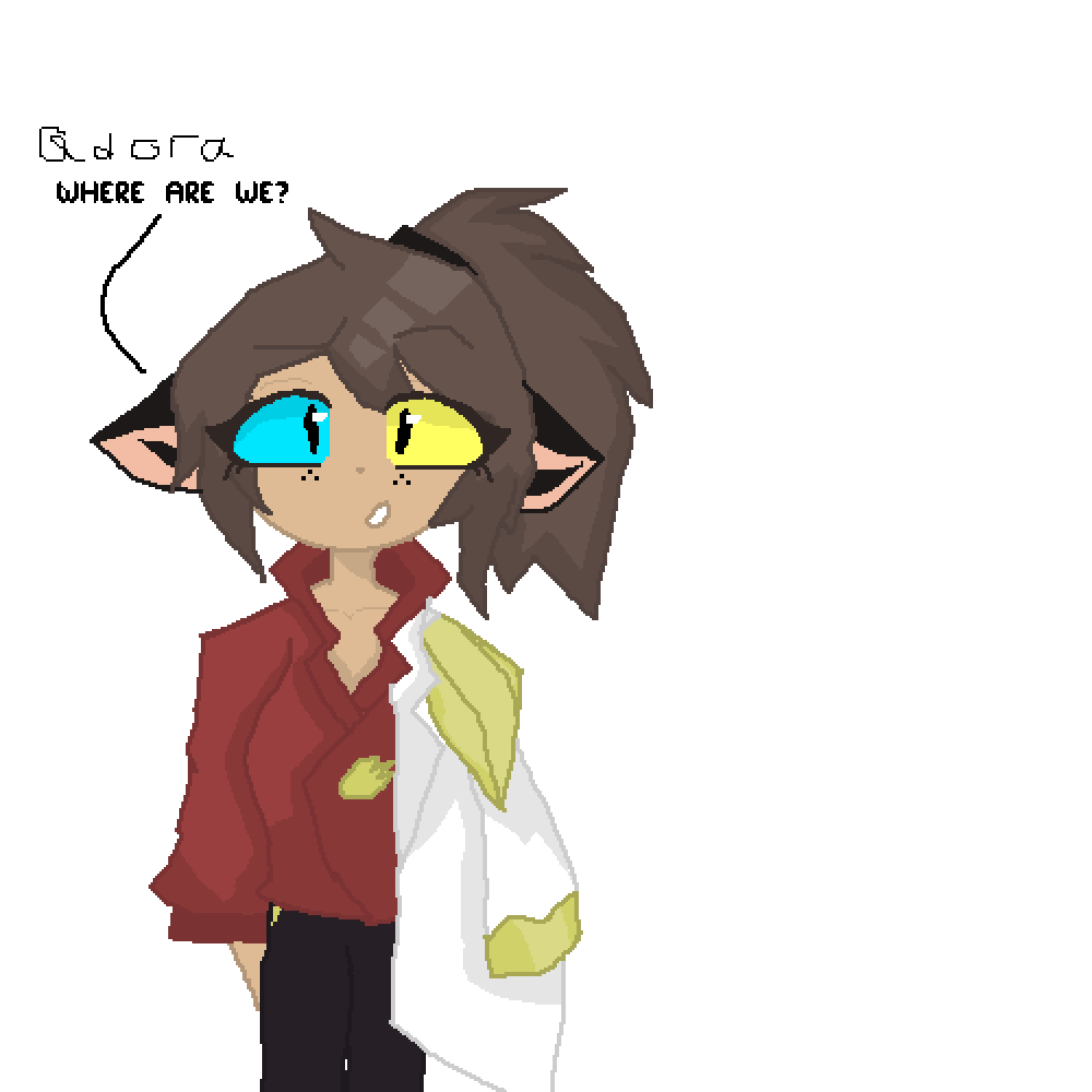 Editing Catra from She ra - Free online pixel art drawing tool - Pixilart