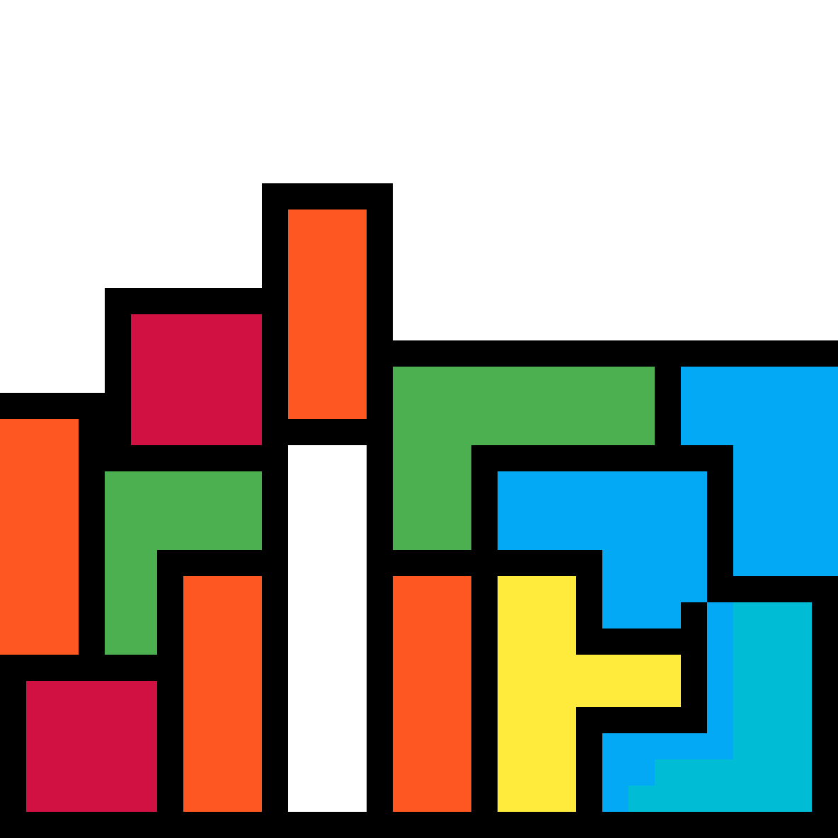 Pixilart - tetris by Apokalpse0