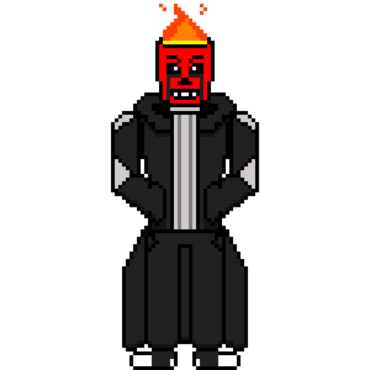 Editing ASTERISK FLAME - Free online pixel art drawing tool - Pixilart