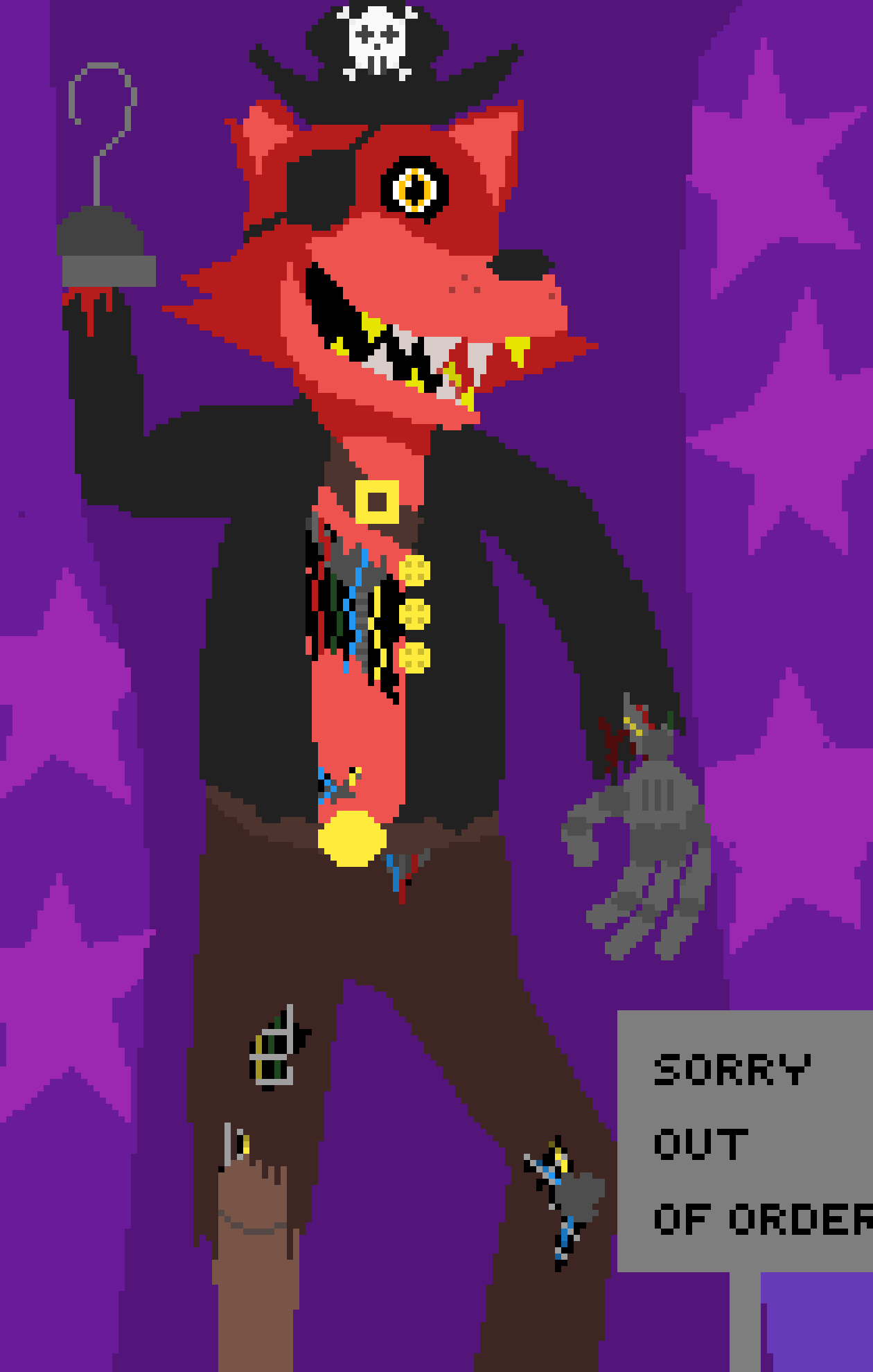 Pixilart - fnaf irl foxy by esanchez003