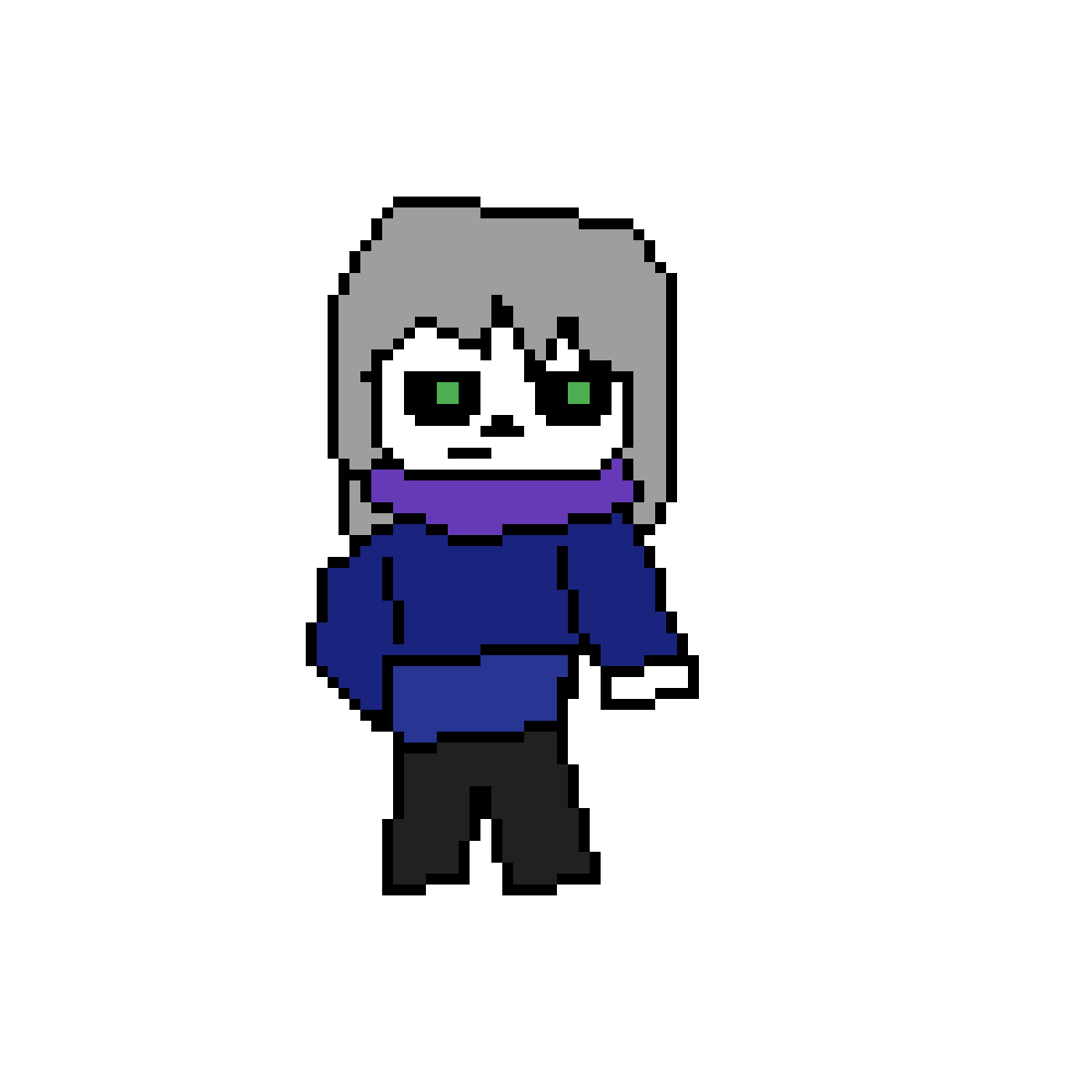 Pixilart - kaitlyn battle sprite 2 by fandomcolors