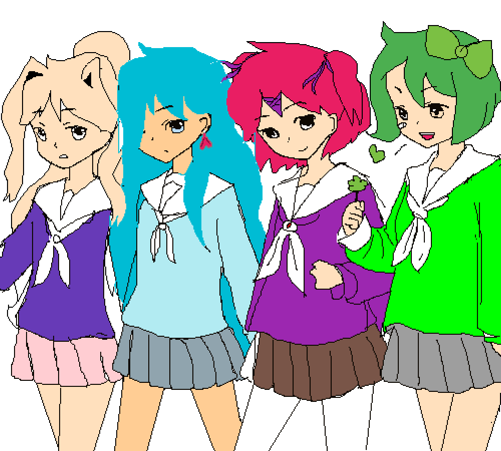 Pixilart - the sqaud by heath