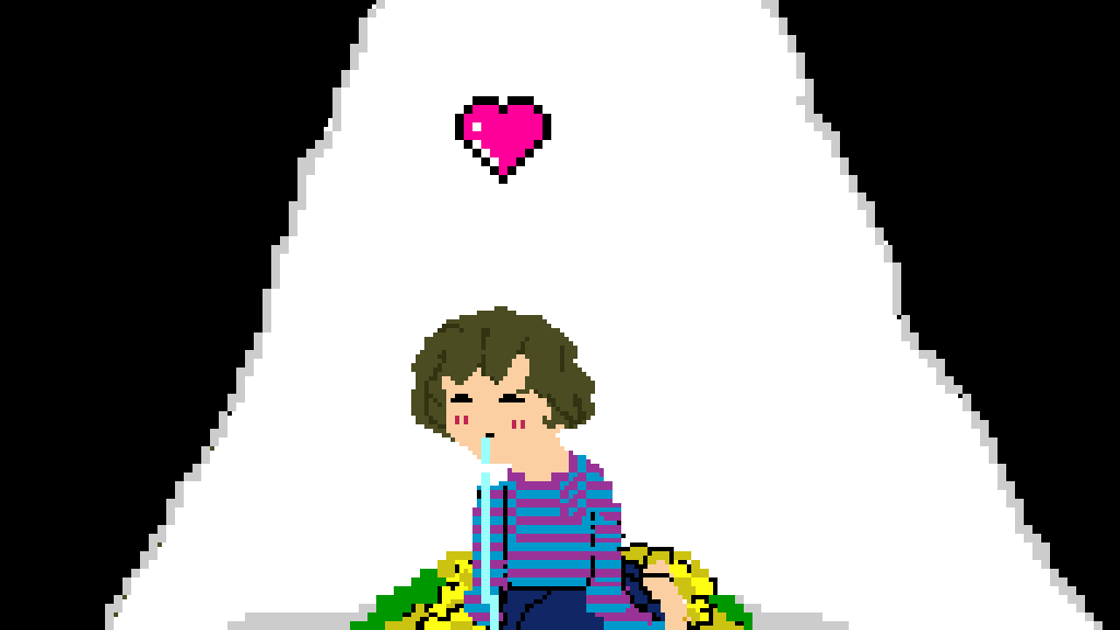 Pixilart - Undertale : Frisk fart by gamingbanana