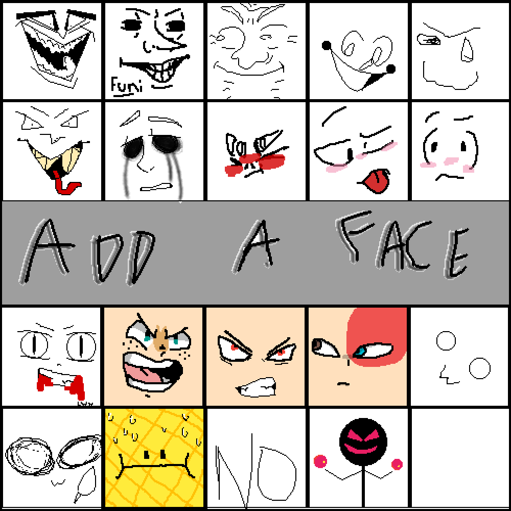 Editing add a face - Free online pixel art drawing tool - Pixilart