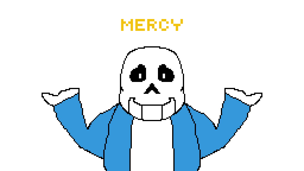 Pixilart - MERCY AND FIGHT (GIF) (WATCH TILL END) by Vestik