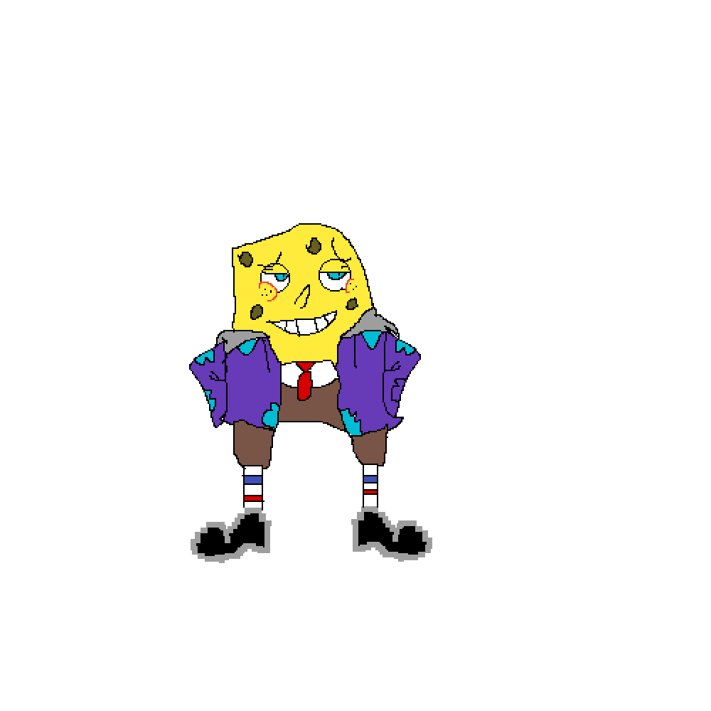 Pixilart - spongeswap spongebob by REDWOLF06