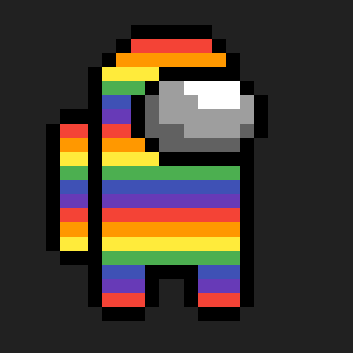 Pixilart - Rainbow Among Us by animationboy69