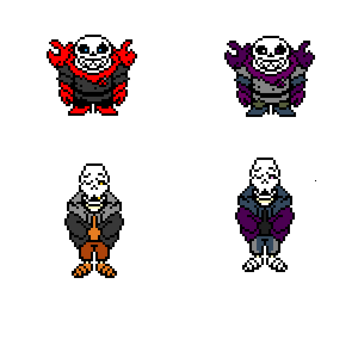 Pixilart - Swapfell and Fellswap Bros by blueglassnerd