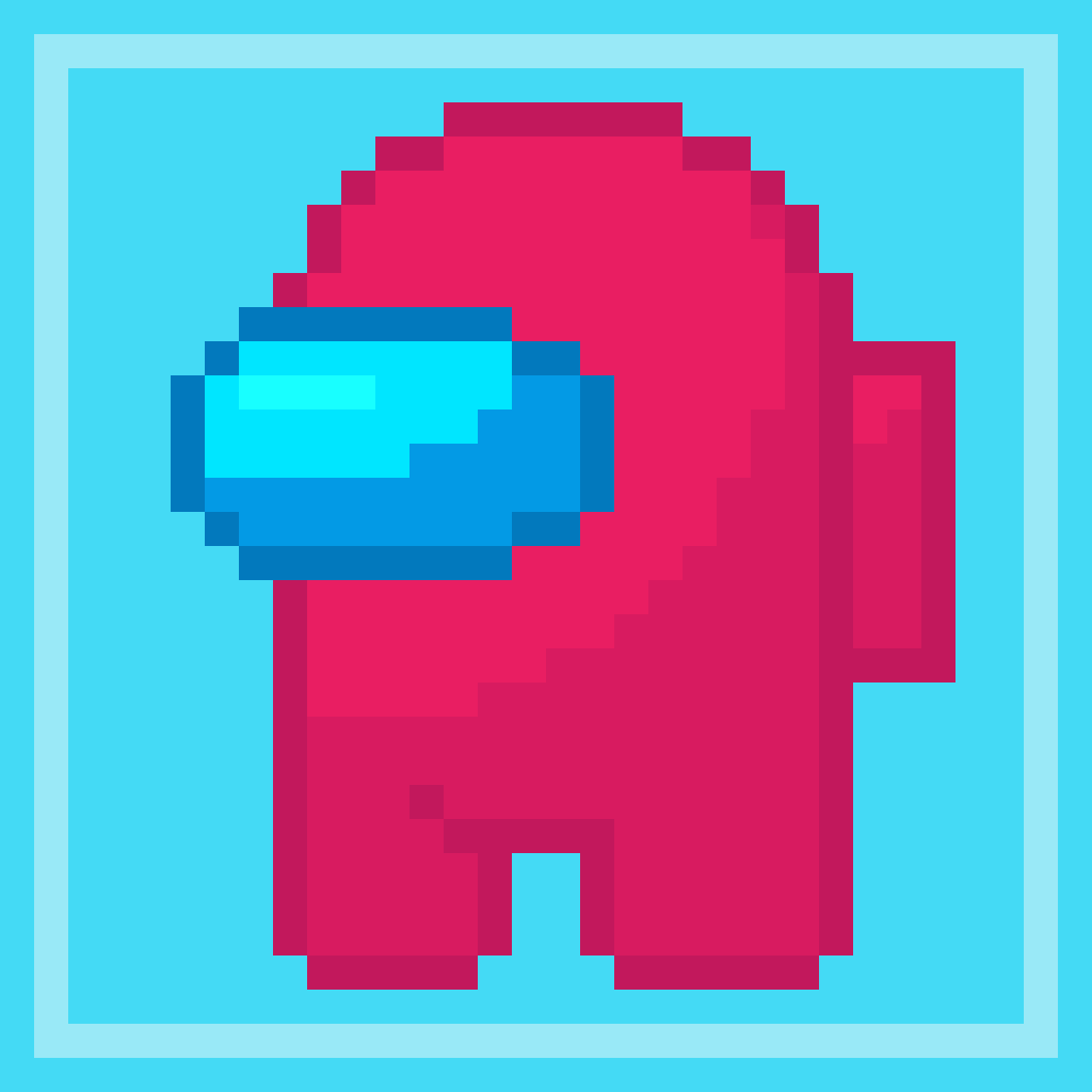 Pixilart - Among Us Red Crew Mate by TV-Y0M1