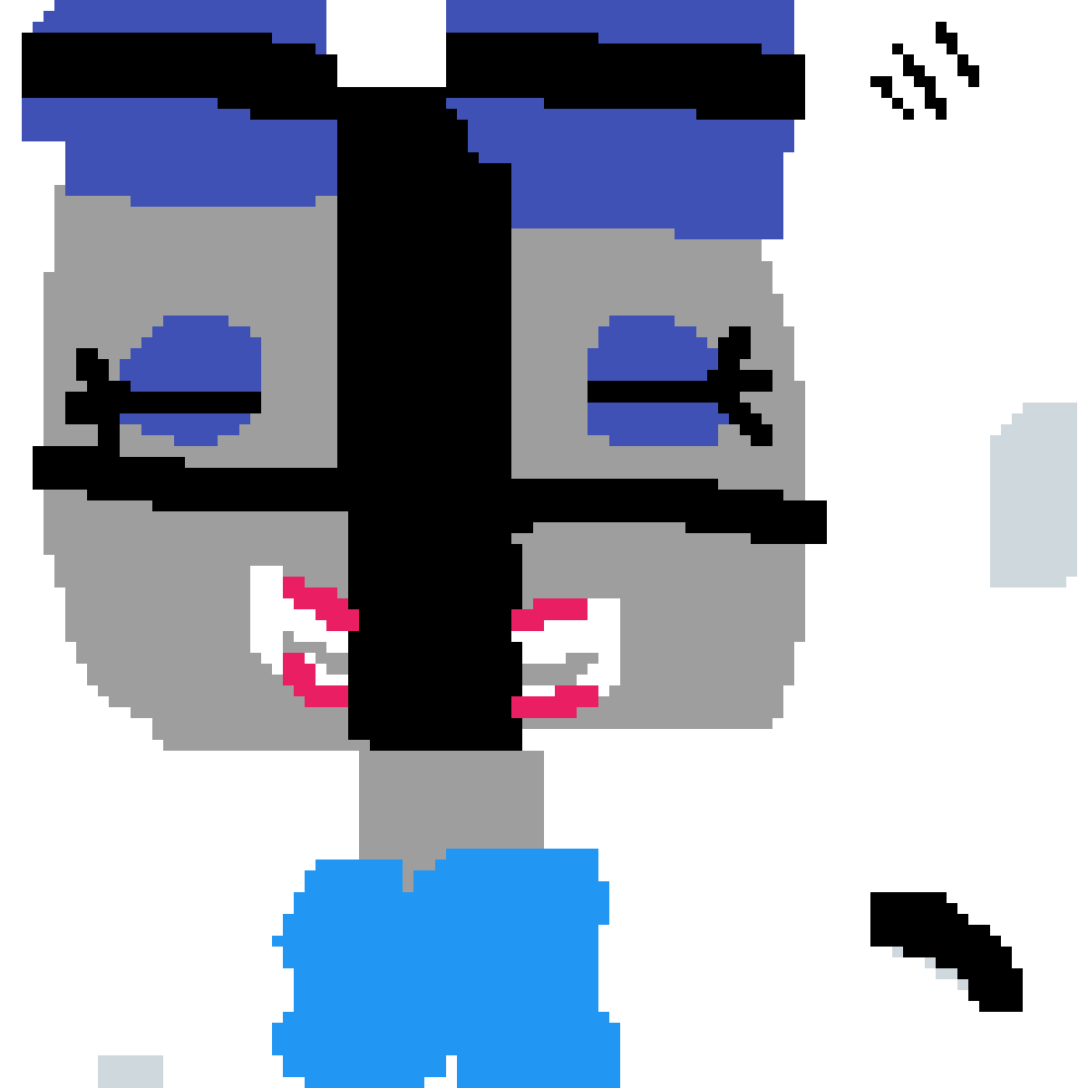 Pixilart - Ballora with mask split up(FNAF SL) by Anonymous