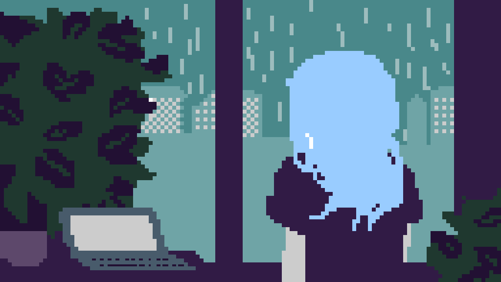 Editing Rainy Day - Free online pixel art drawing tool - Pixilart