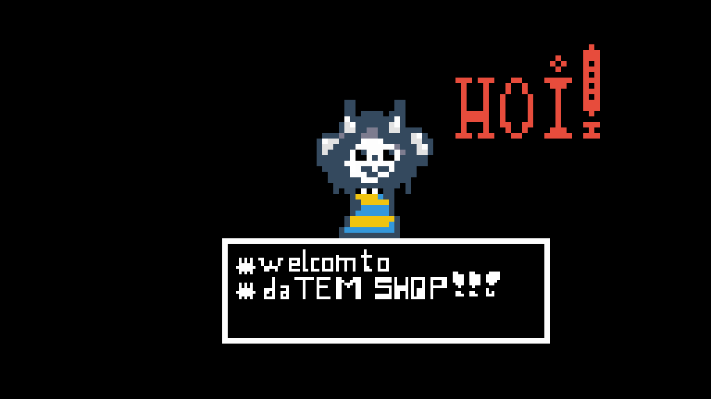 Pixilart - Temmie by Deliciousbamboo