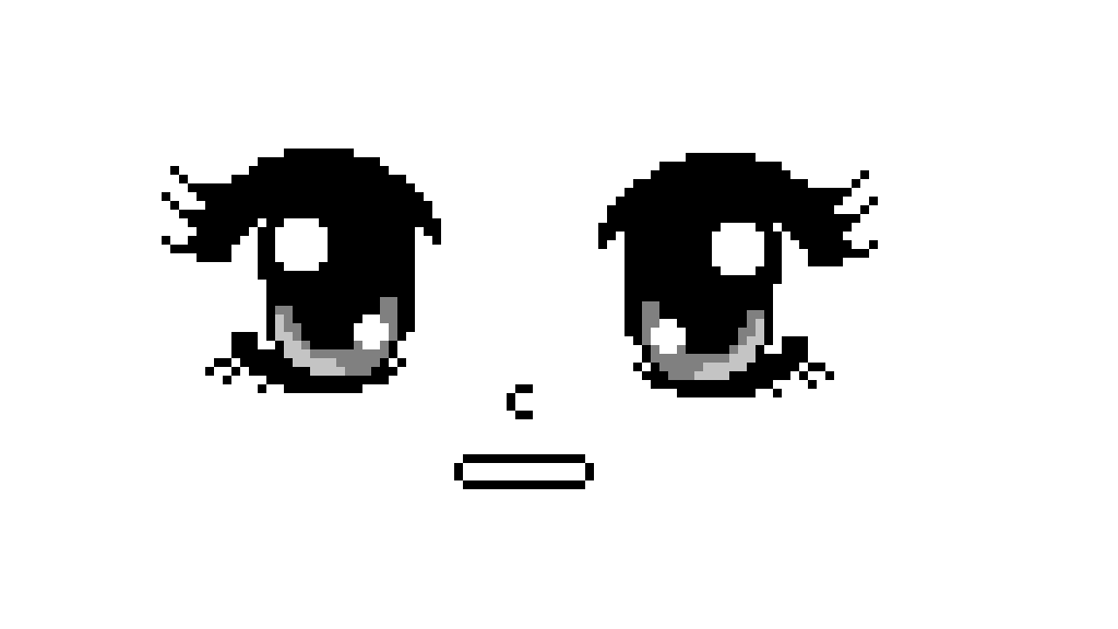Editing I tried to make them blink - Free online pixel art drawing tool ...