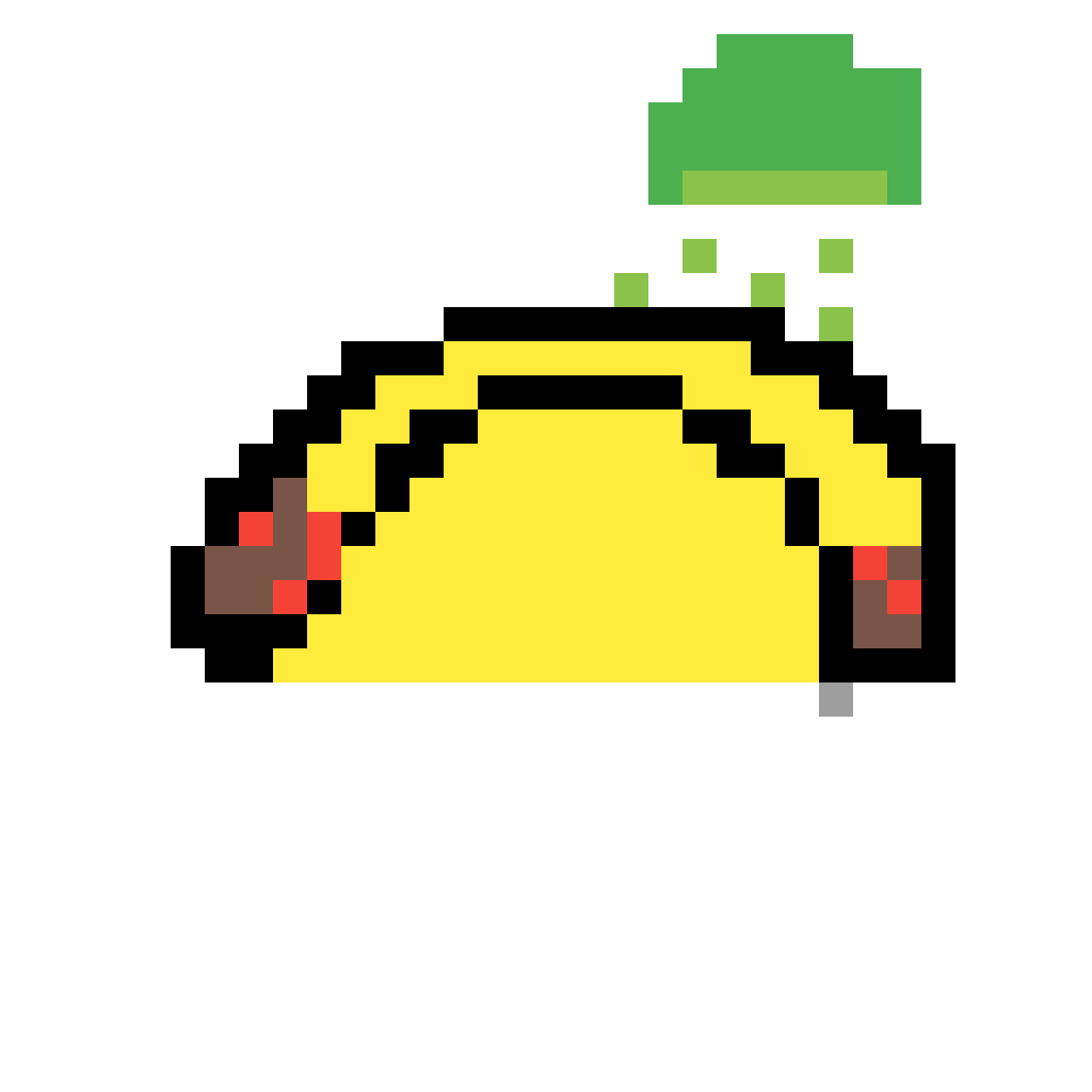 Editing Mexican taco - Free online pixel art drawing tool - Pixilart