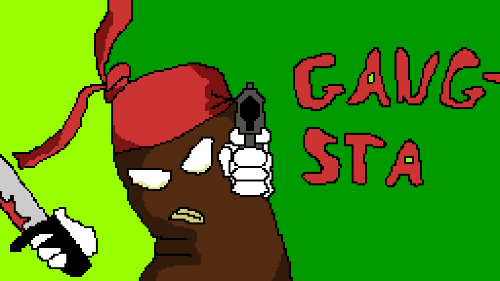 Pixilart - gangsta bean i love this bro by XxOpTicNebulax