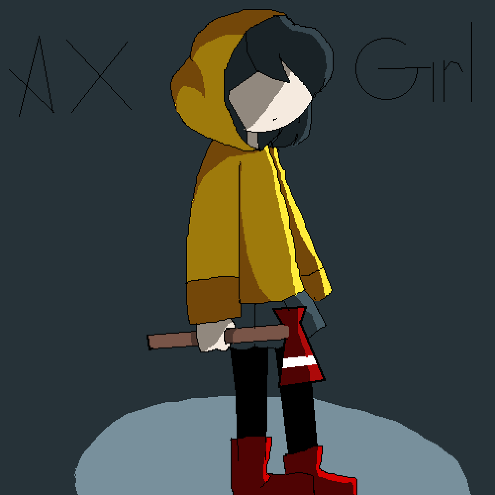 Pixilart - AX GIRL (link in description) by Duelist