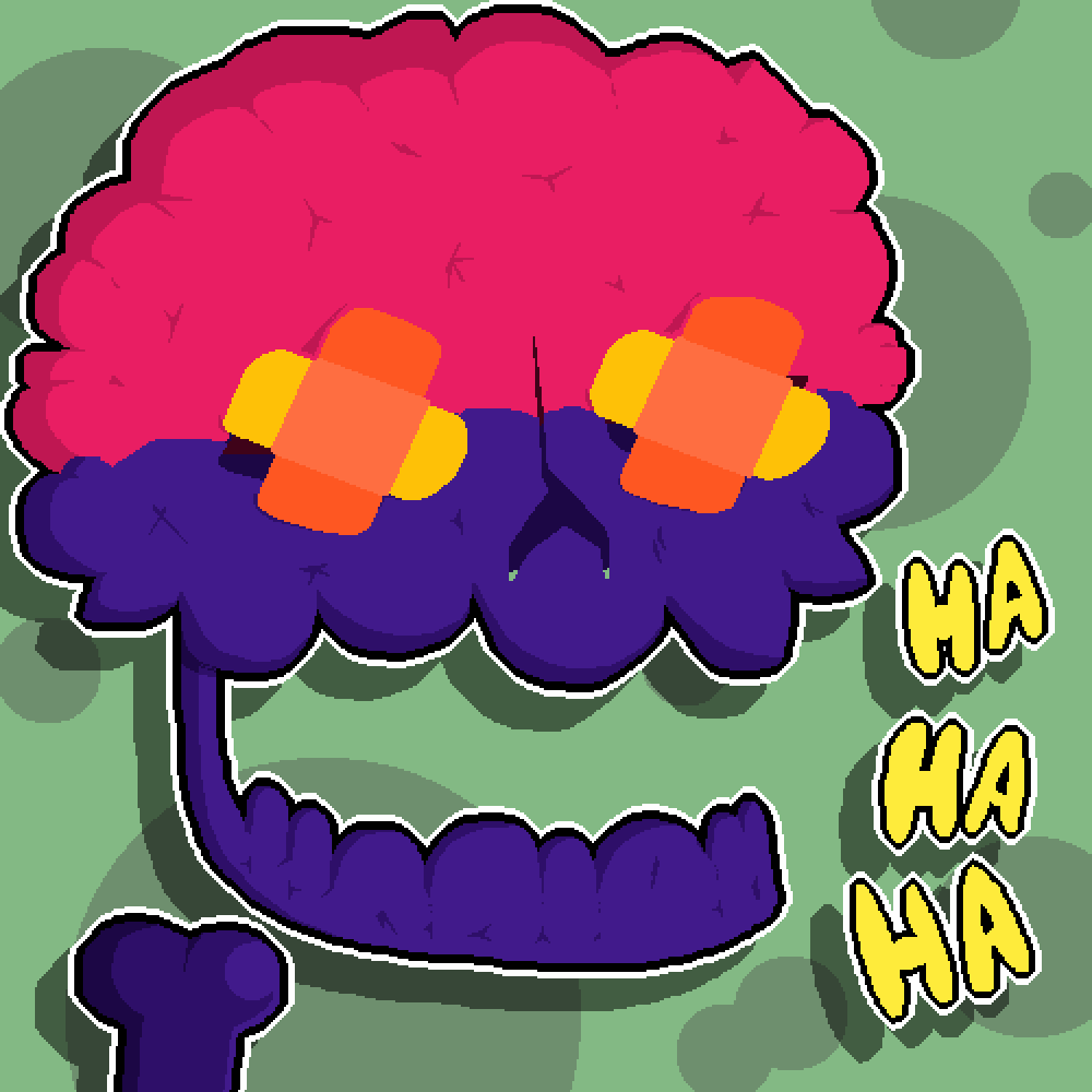 Pixilart Request Laughing Skull By Immediate54